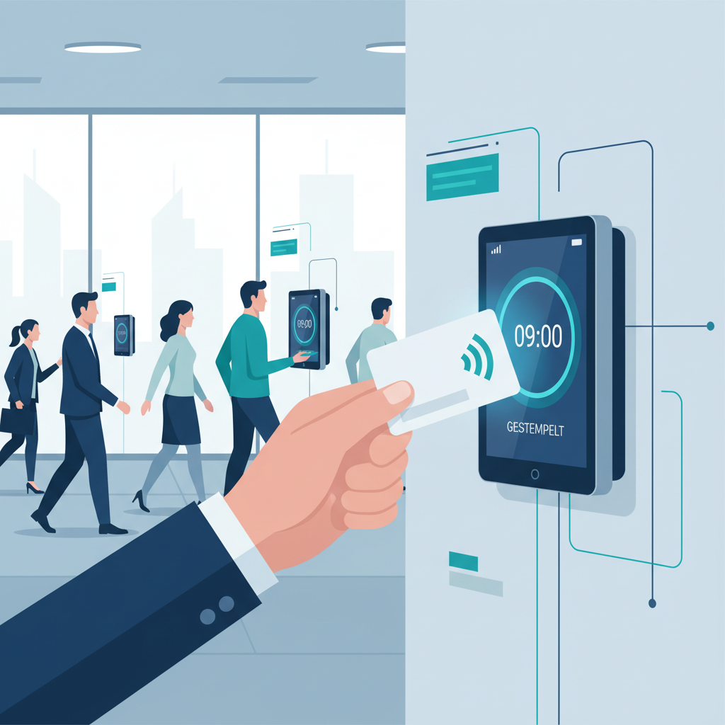 Zeiterfassung mit NFC und RFID: Chip-basiert stempeln